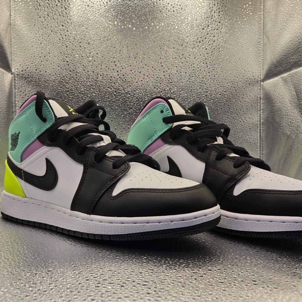 Nike Air Jordan 1 Mid Multicolor Sneakers - Gem
